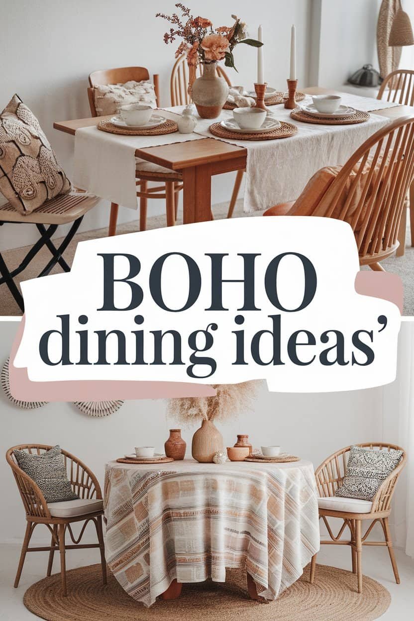 Boho Dining Ideas to Transform Your Space into a Cozy Retreat