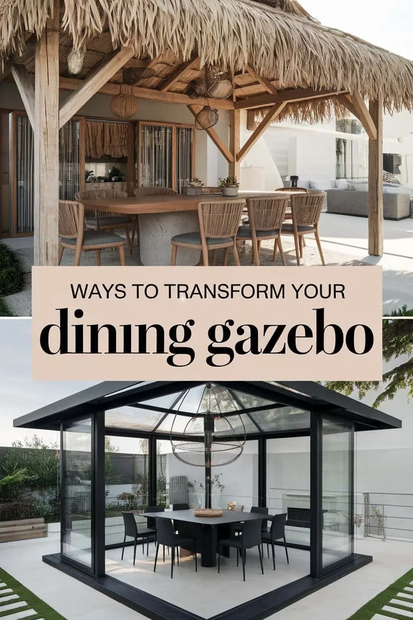 Ways to Transform Your Dining Gazebo into a Cozy Retreat