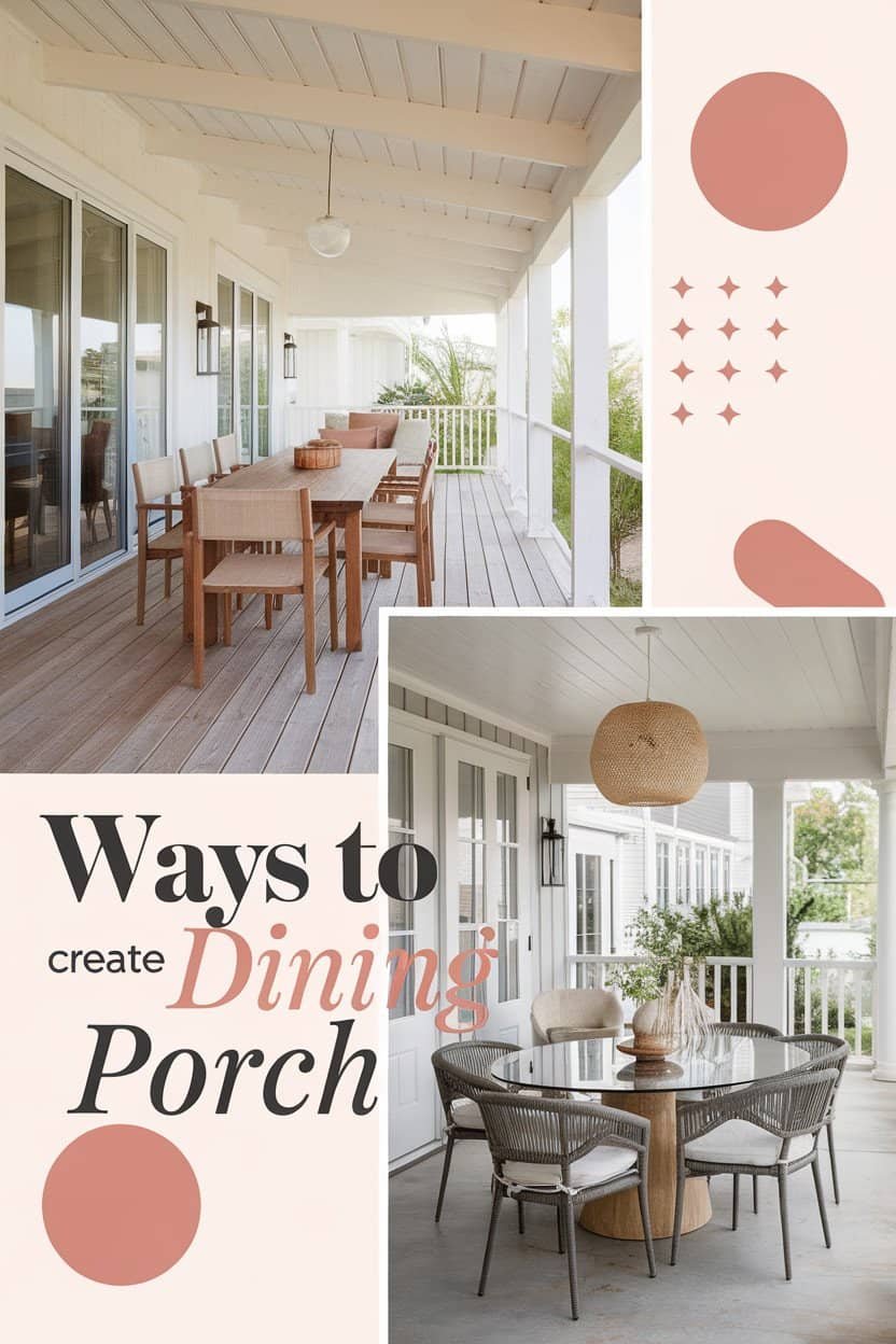 Ways to Create a Cozy Dining Porch for Outdoor Meals