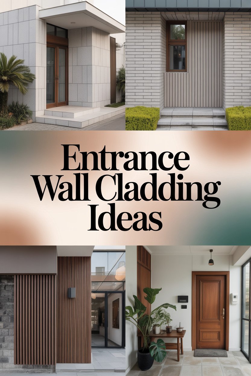 Entrance Wall Cladding Ideas to Transform Your Home Interior Design