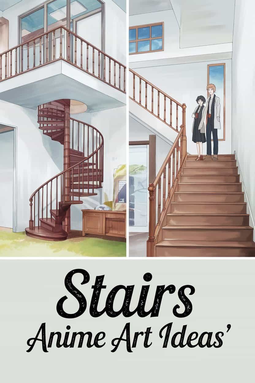 Stunning Home Stairs Anime Art Ideas For Your Space