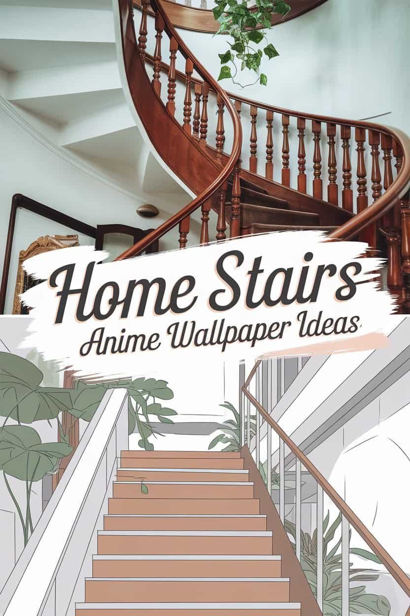 Home Stairs Anime Wallpaper Ideas to Brighten Your Space