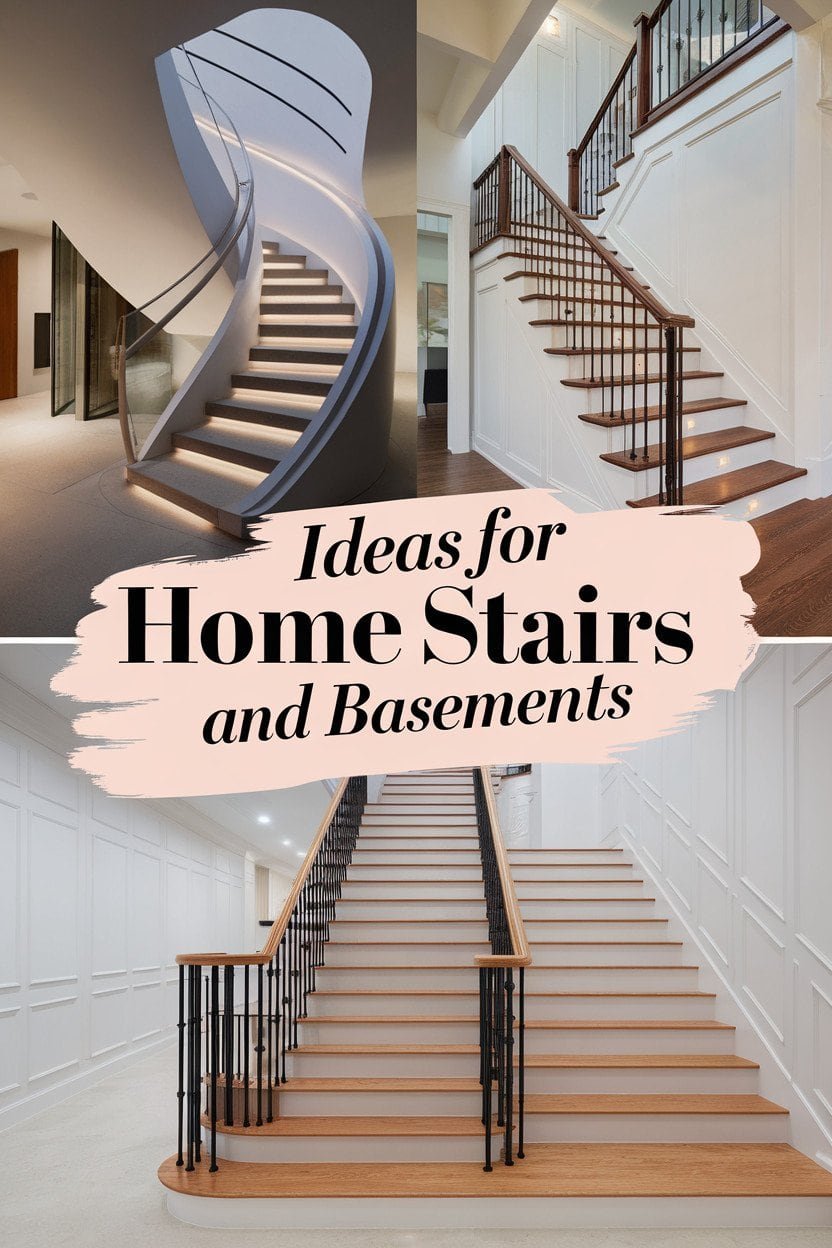 Ideas for Home Stairs Floor and Basement Stairs That Transform Your Space