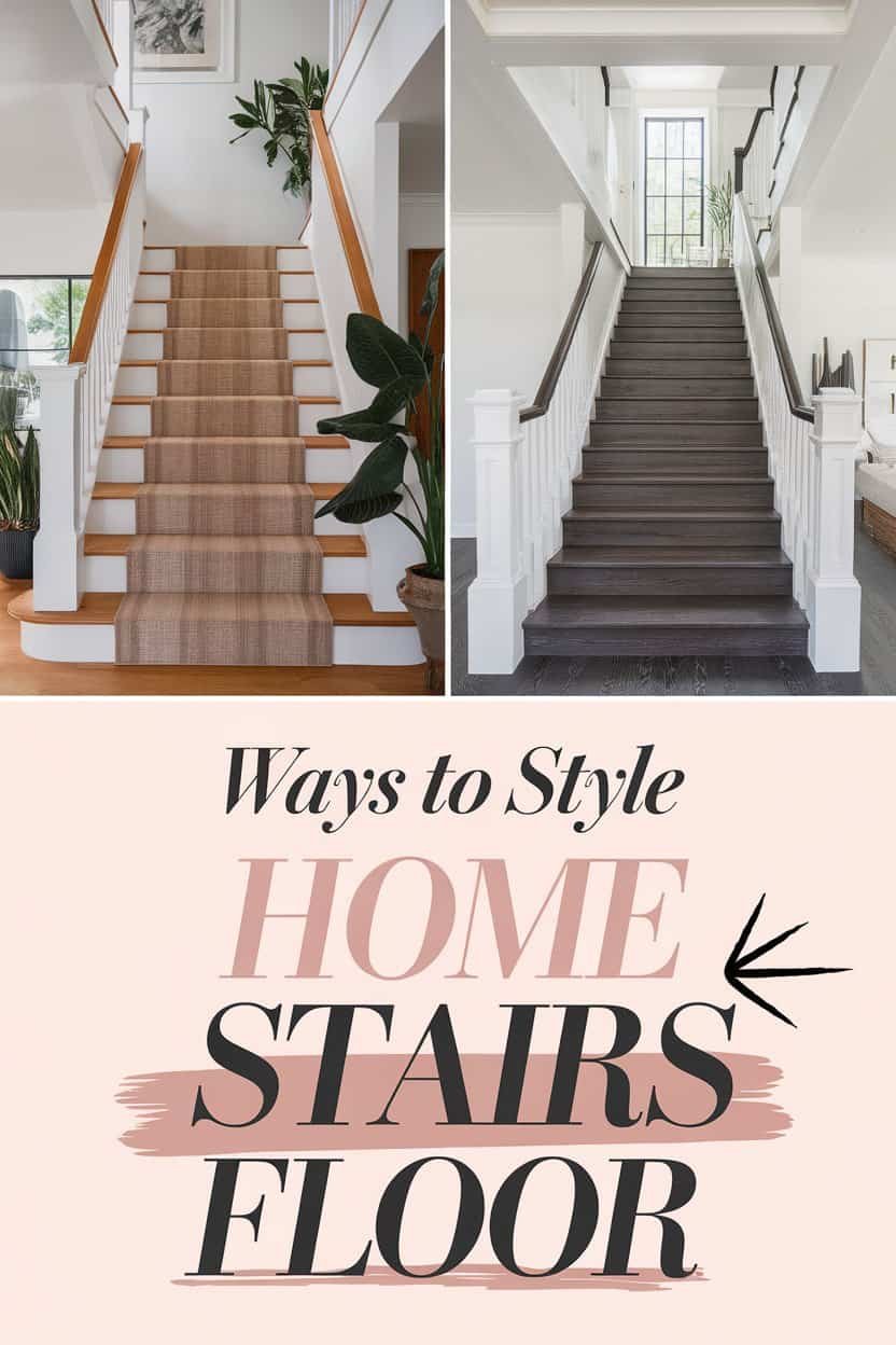 Ways to Style Your Home Stairs Floor Side for a Fresh Look