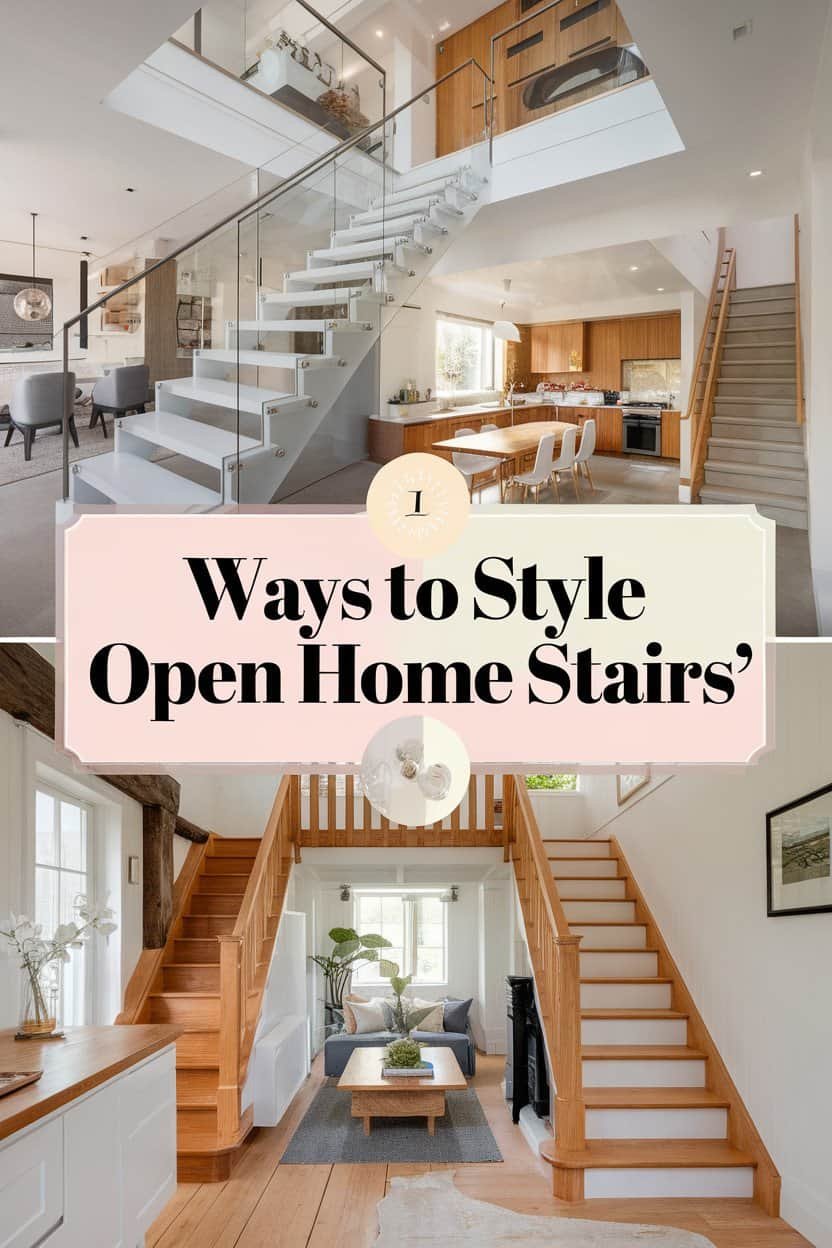 Ways to Style Your New Open Home Stairs for a Fresh Look