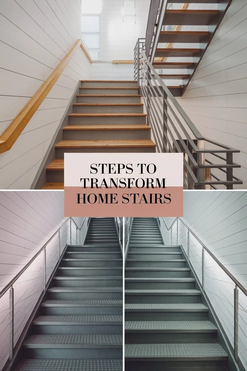 Steps to Transform Your Home Stairs with New Steel Designs