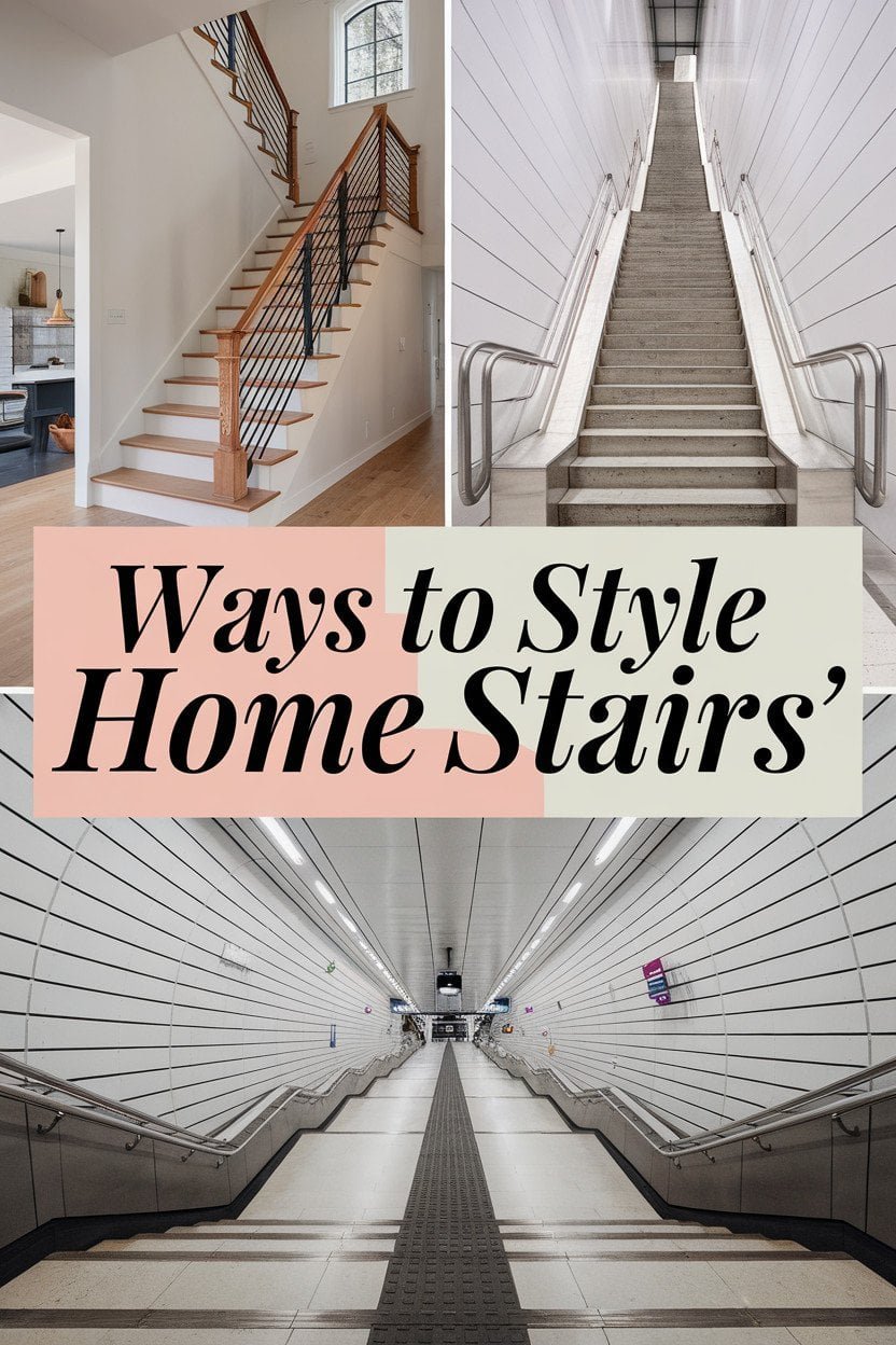 Ways to Style Home Stairs for Your New Subway Station Look