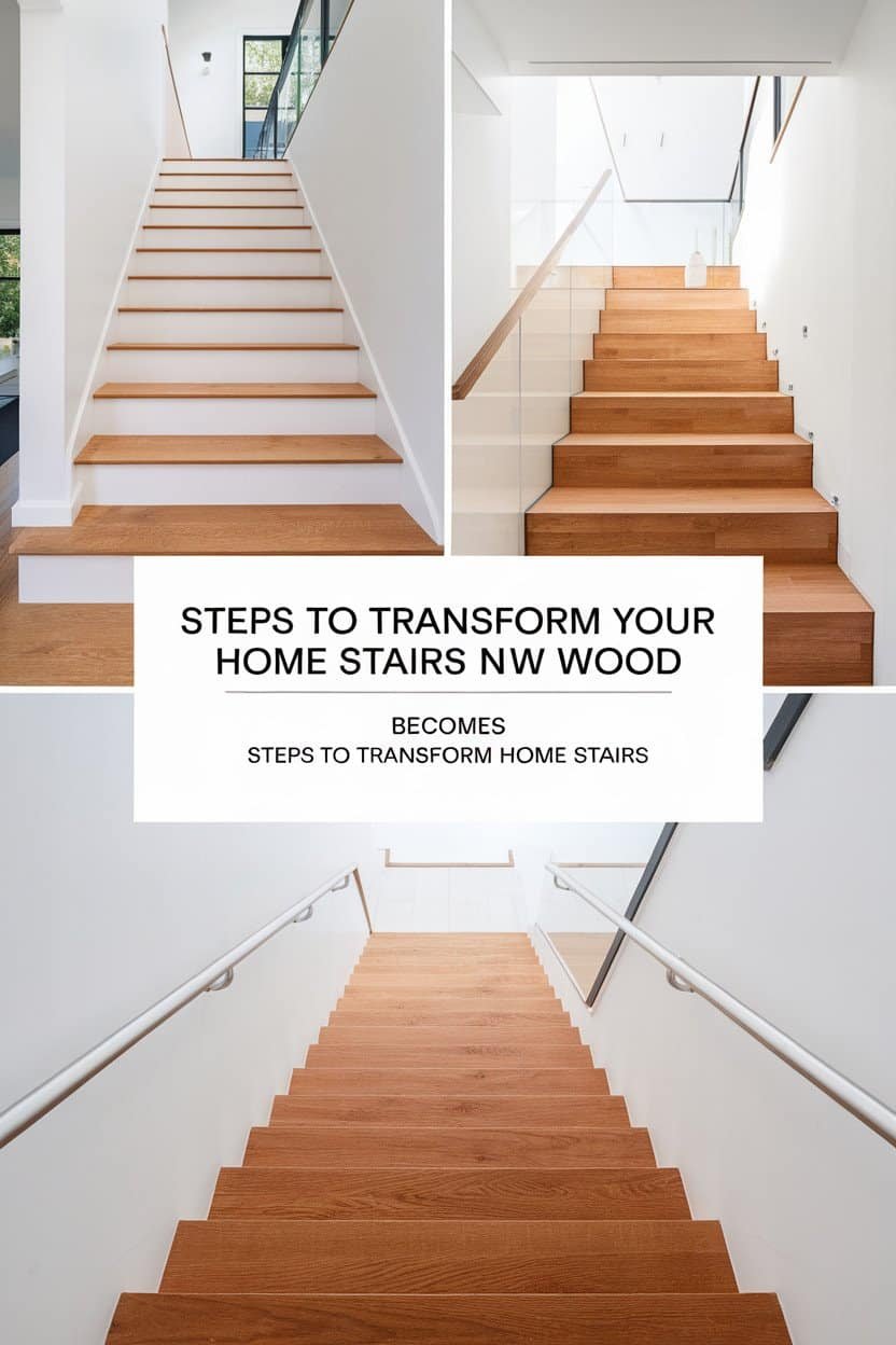 Steps to Transform Your Home Stairs with New Wood