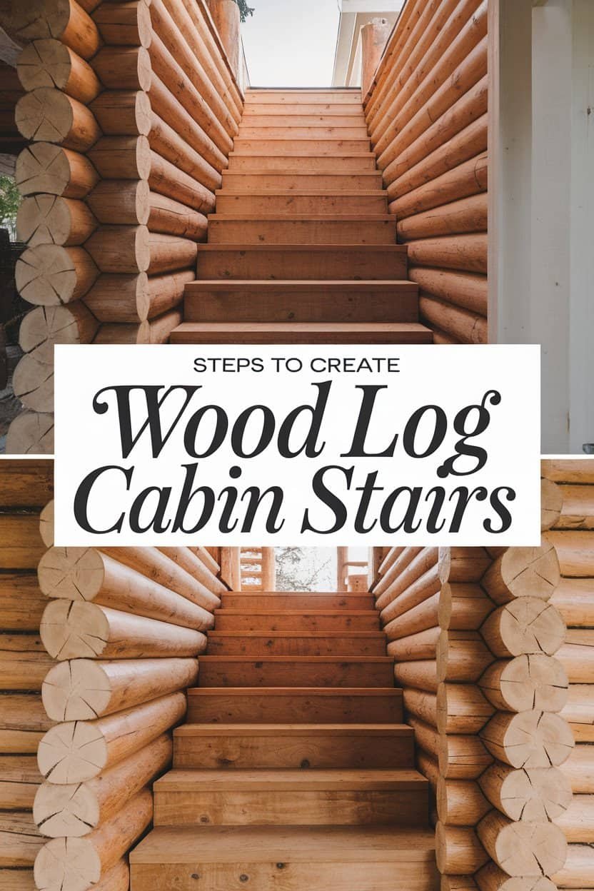 Steps to Create Stunning Wood Log Cabin Stairs for Your Home