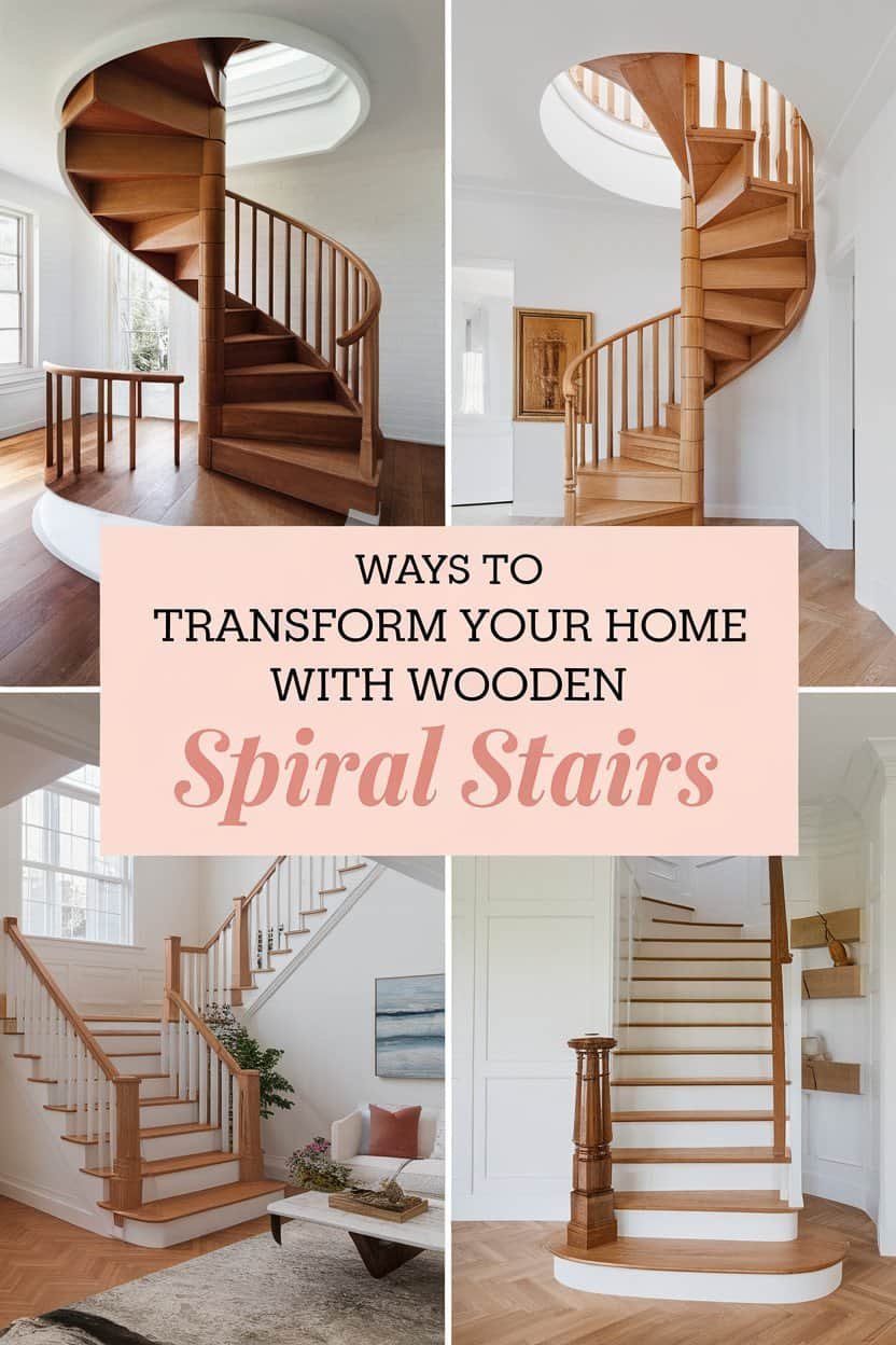 Ways to Transform Your Home with Wooden Spiral Stairs