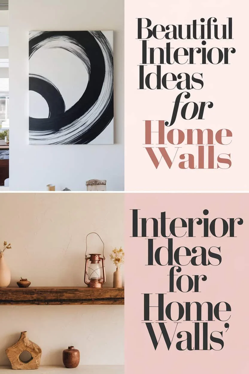 Beautiful Interior Ideas for Home Walls You Can Create Today