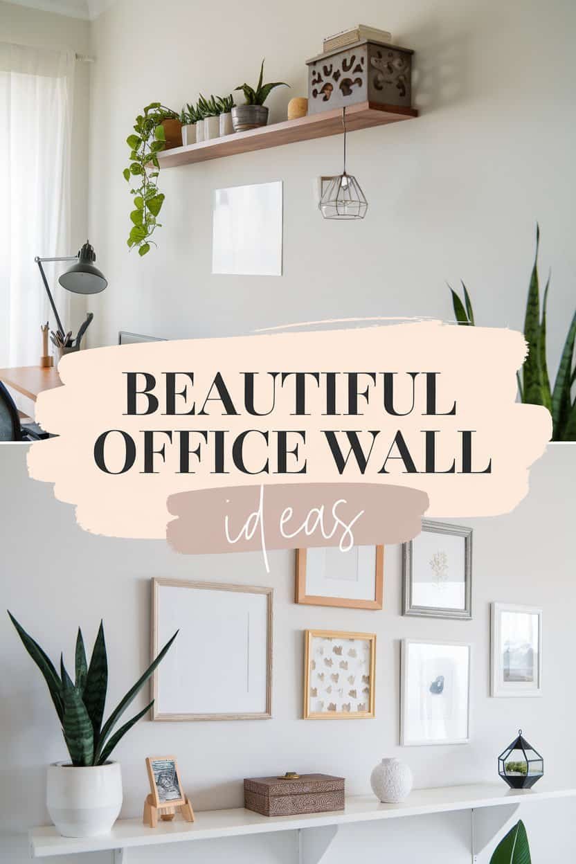 Beautiful Office Wall Ideas to Transform Your Home Workspace