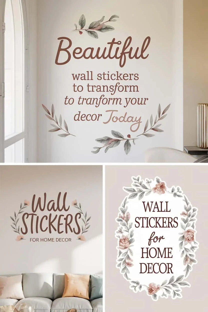 Beautiful Wall Stickers to Transform Your Home Decor Today