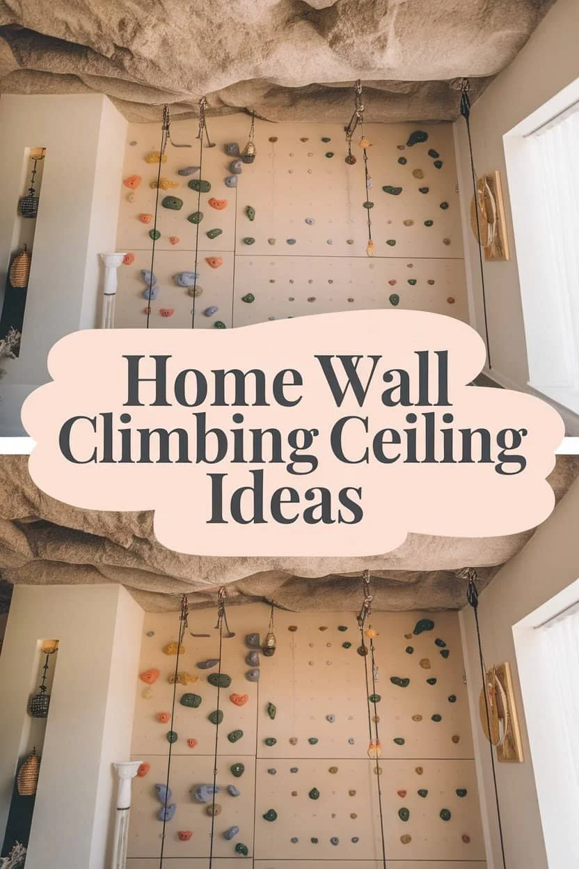 Home Wall Climbing Ceiling Ideas to Transform Your Space
