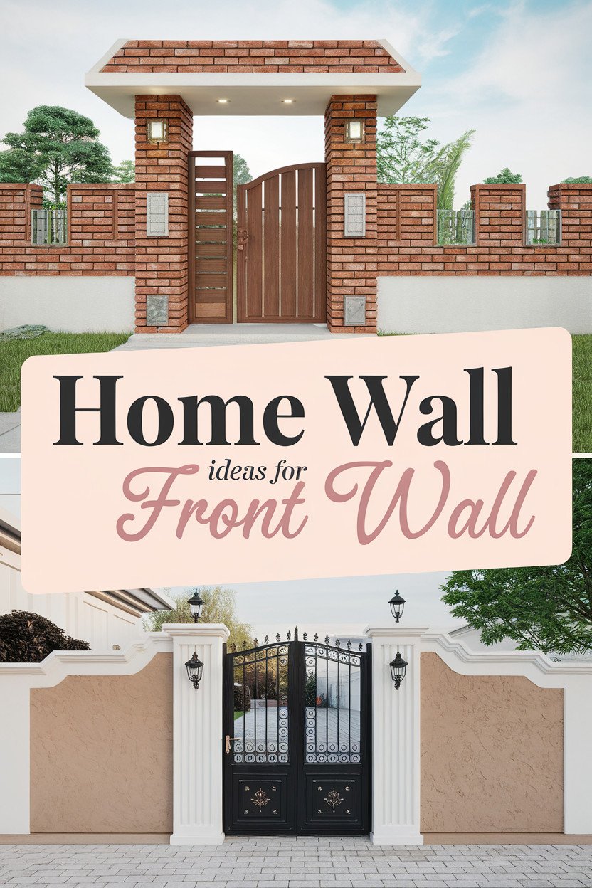 Home Wall Ideas for Your Front Compound Wall That Will Inspire You