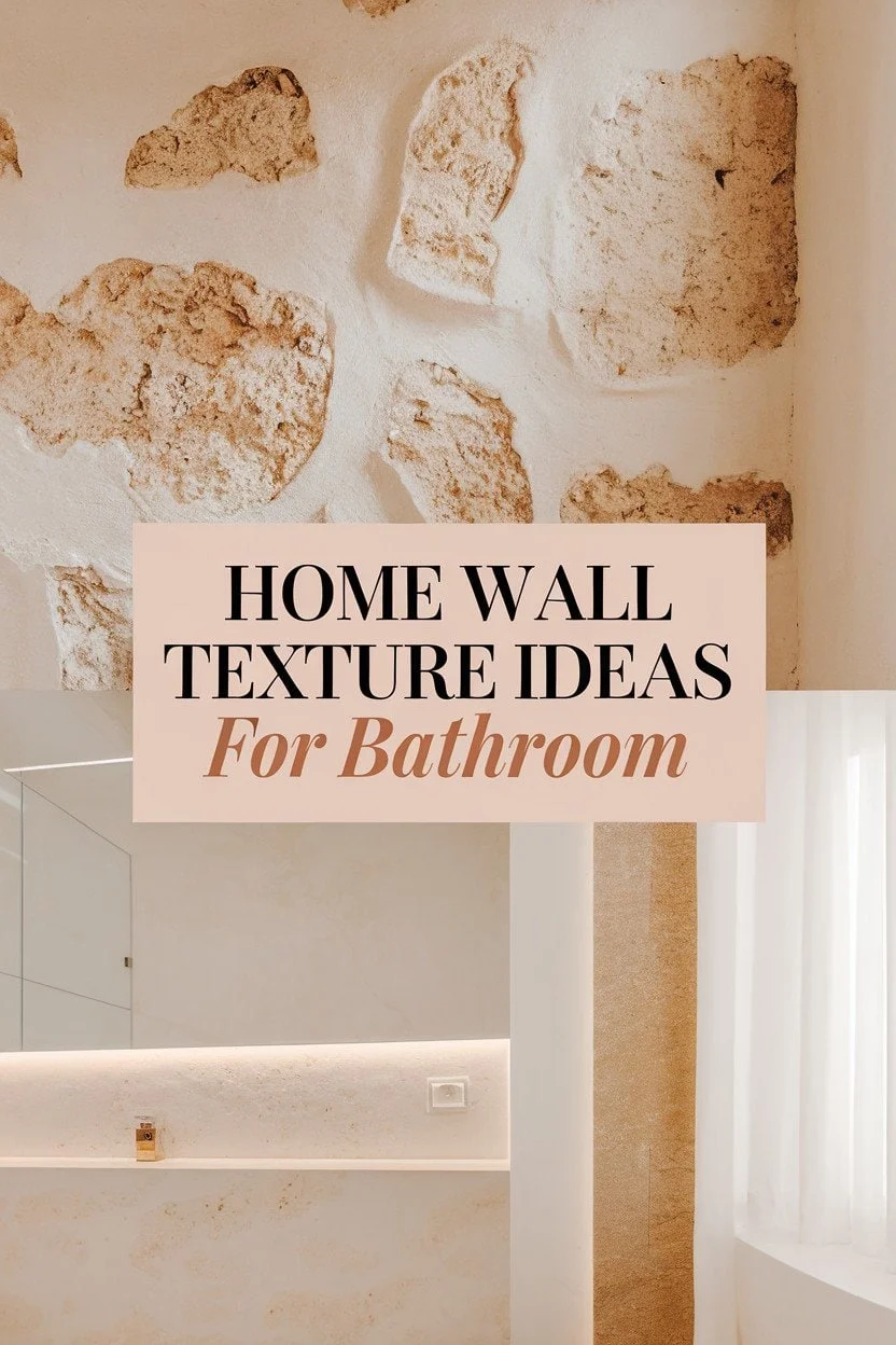 Home Wall Texture Ideas for Your Bathroom to Refresh Your Space