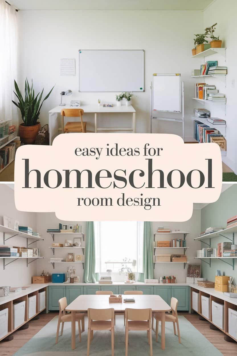 Easy Ideas for a Homeschool Room Design That Inspires Learning
