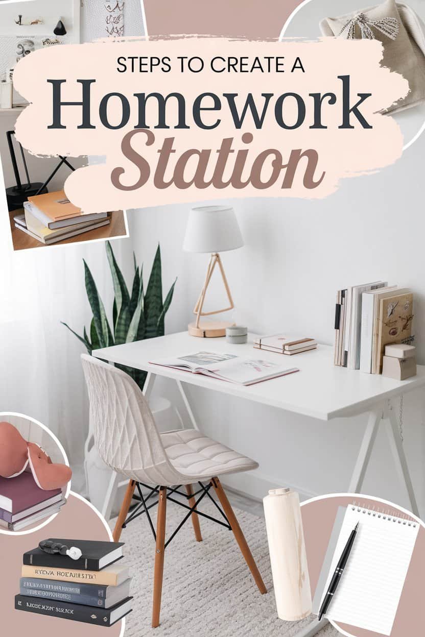 Steps to Create a Homework Station That Inspires Focus and Fun