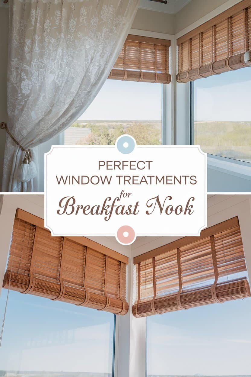 Perfect Window Treatments for Your Breakfast Nook to Brighten Your Mornings