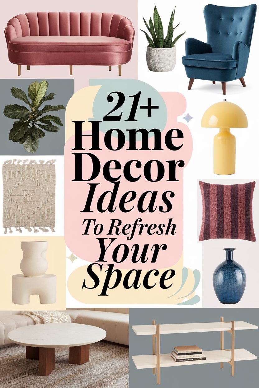 21 Home Decor Ideas To Refresh Your Space